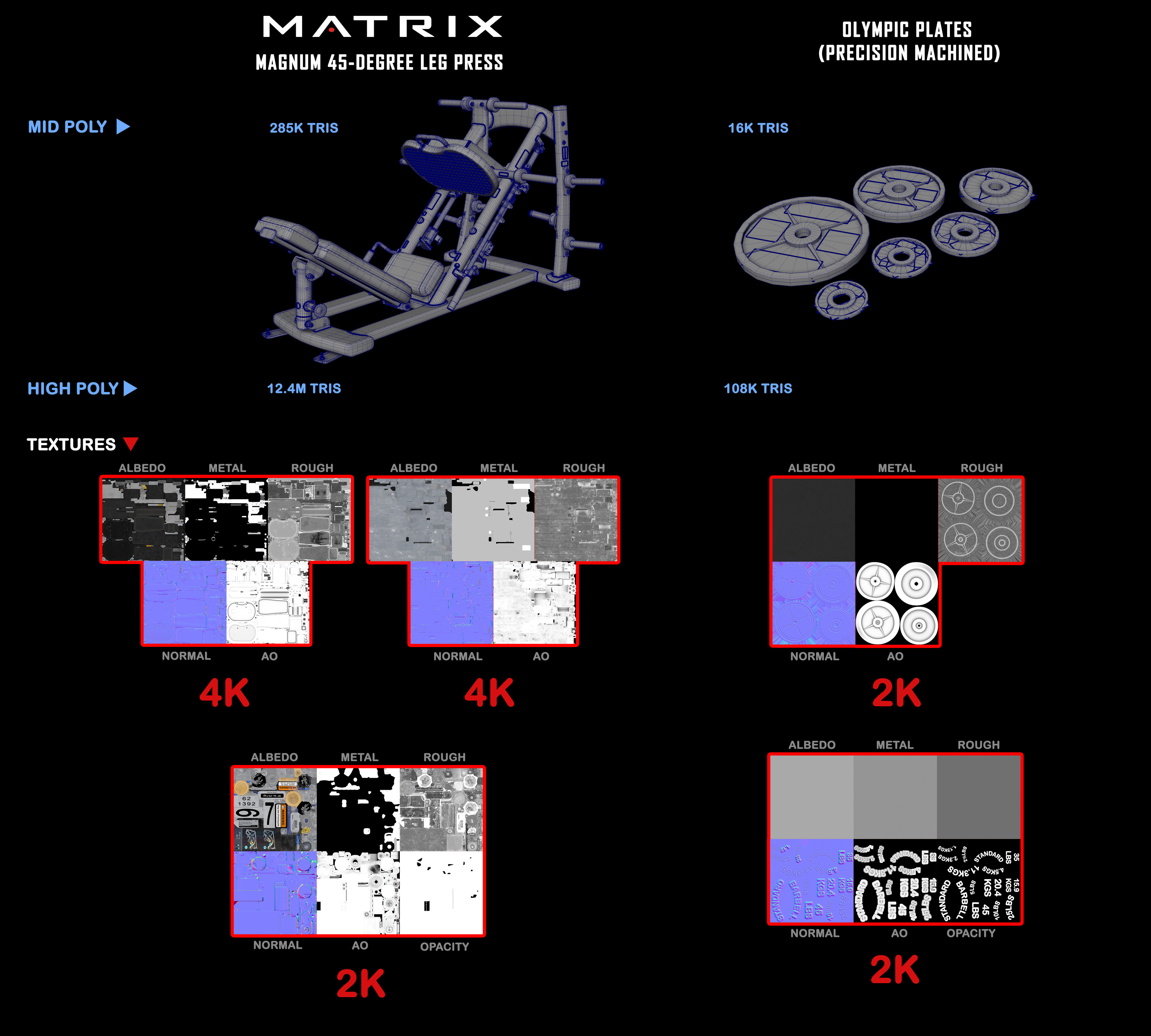 George "Rico" Walker - Matrix Magnum 45-Degree Leg Press