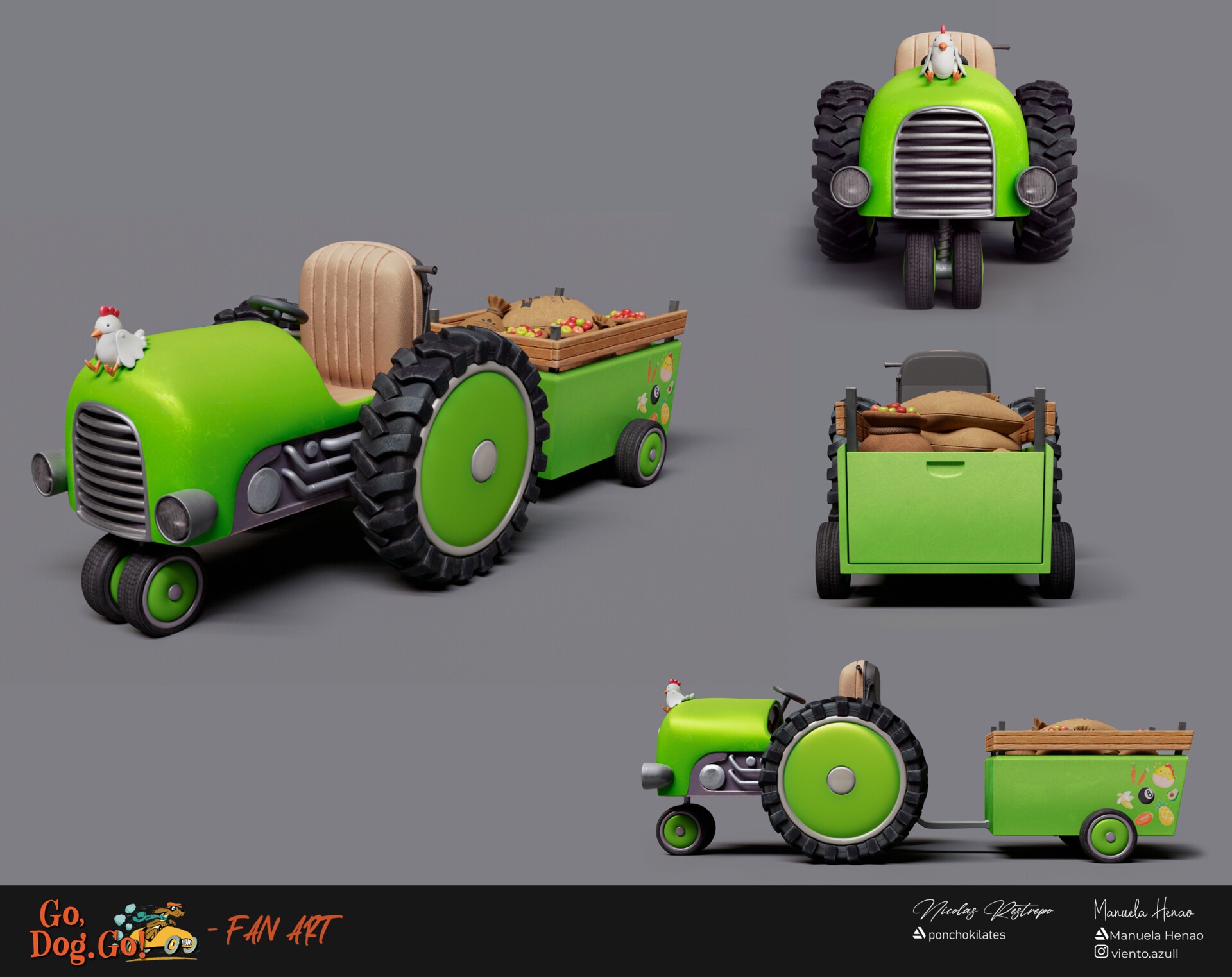 Manuela Henao - Scooch Pooch's Tractor Manuela Henao - Scooch Pooch's Tractor