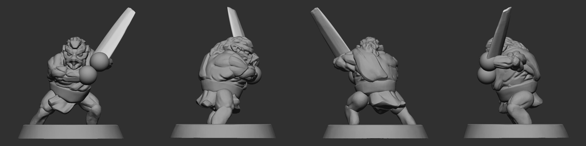 ArtStation - Pig Warrior / exercise