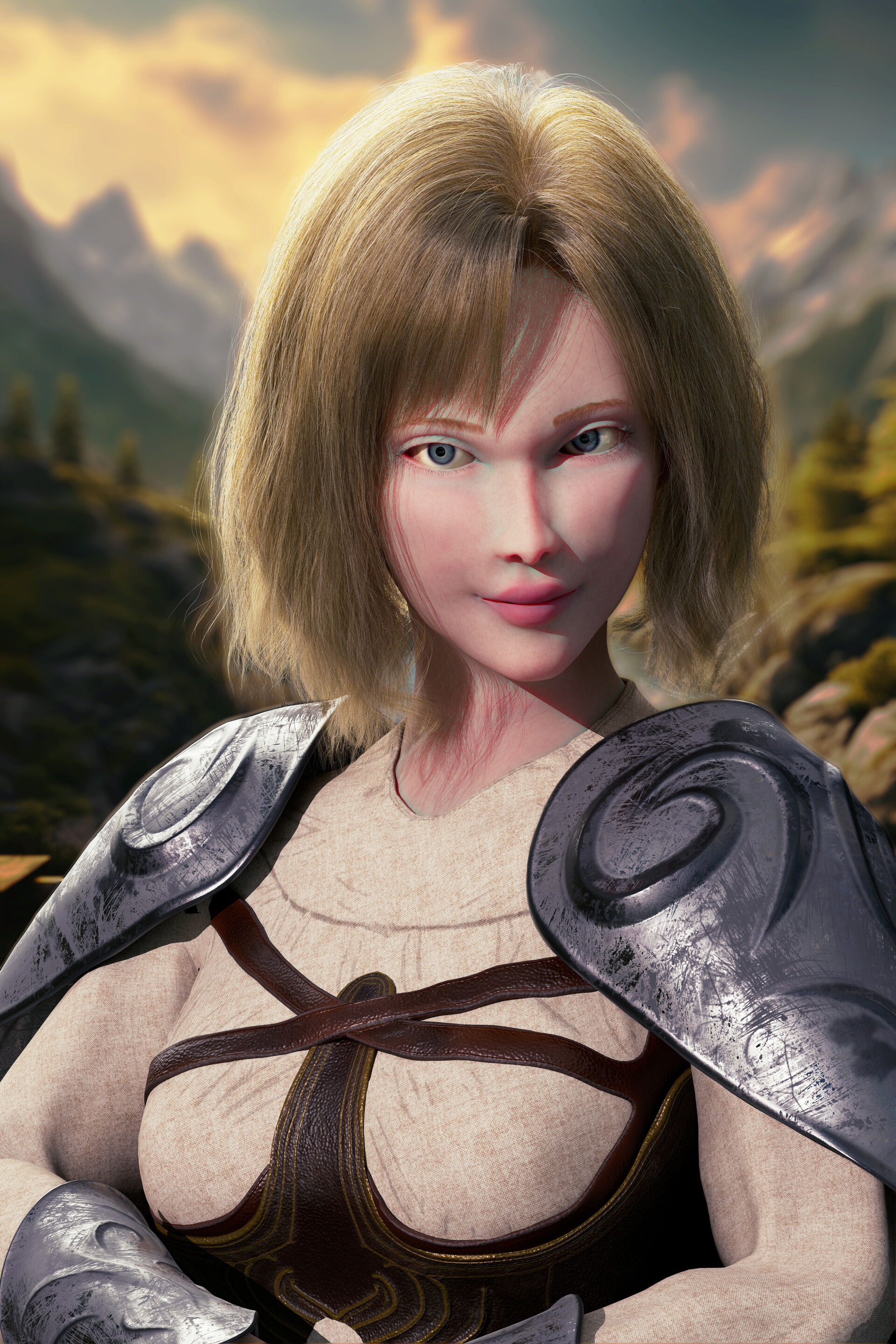 ArtStation - Portrait of Jeanne d'Arc