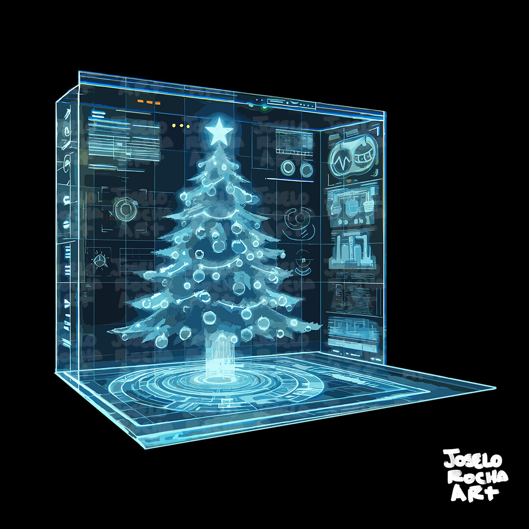 ArtStation - Artificial Christmas Tree