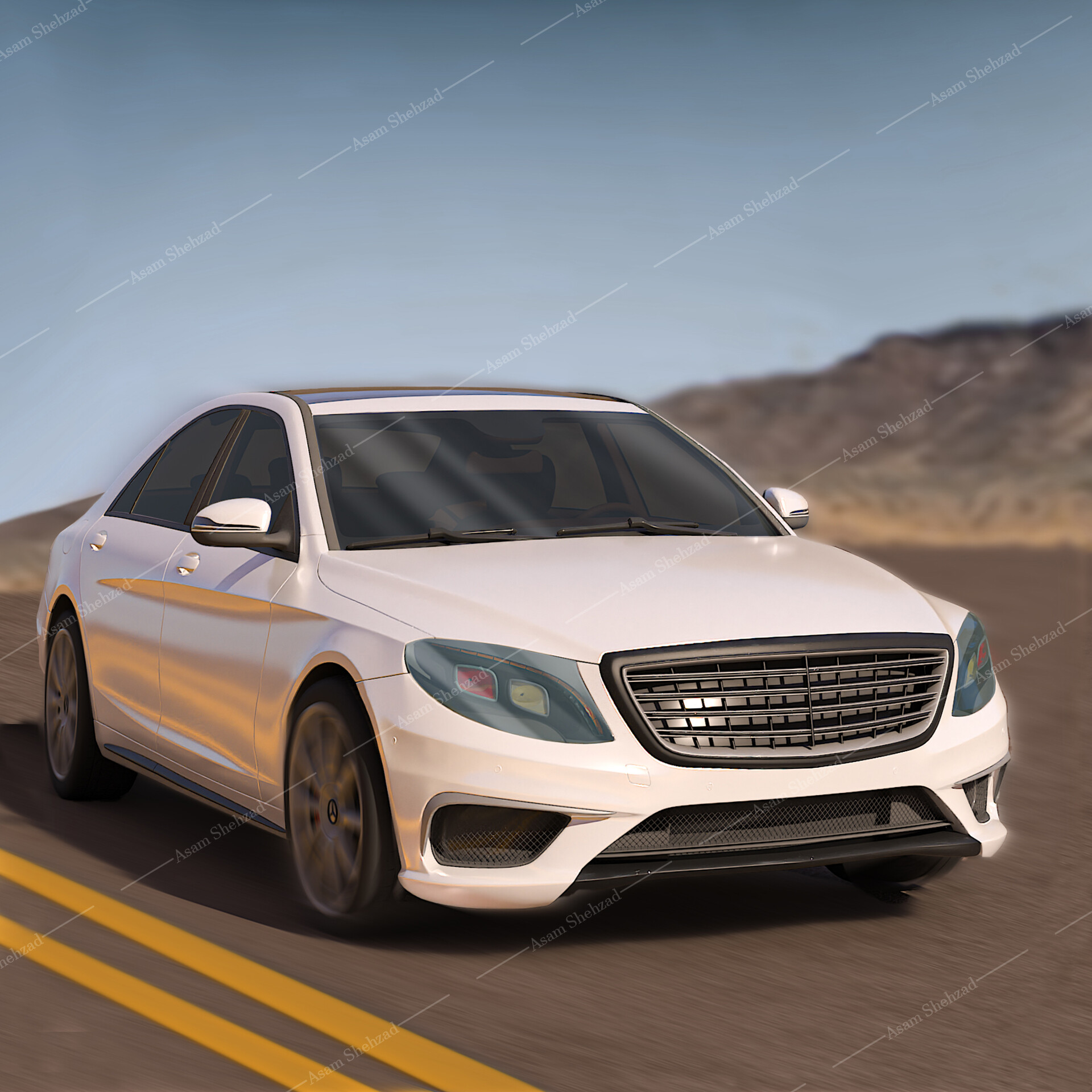 ArtStation - Saudia Car Stunt Icon