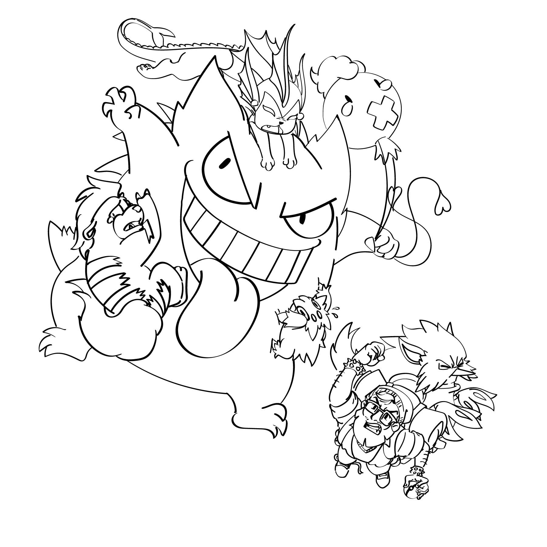 Timothy Grey - Fanart - Process break down