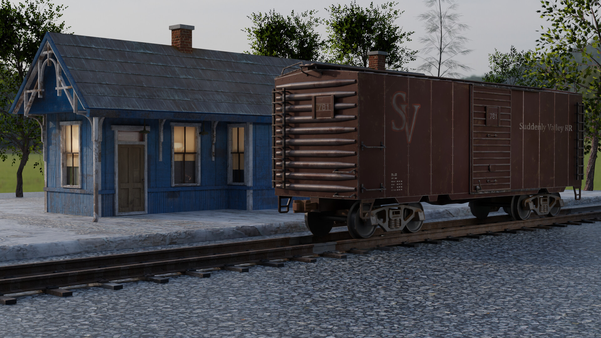 Richard Garber - Railroad Scenes