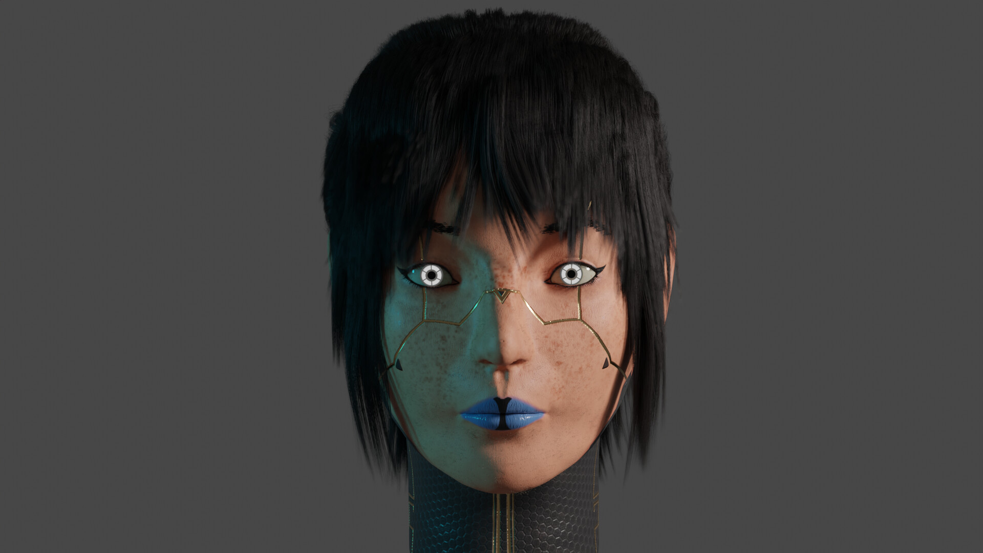 ArtStation - Cyborg girl