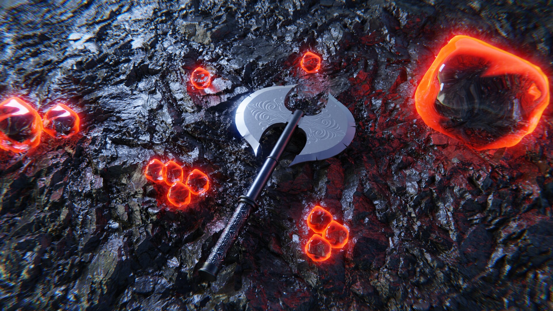 ArtStation - Axe Sword