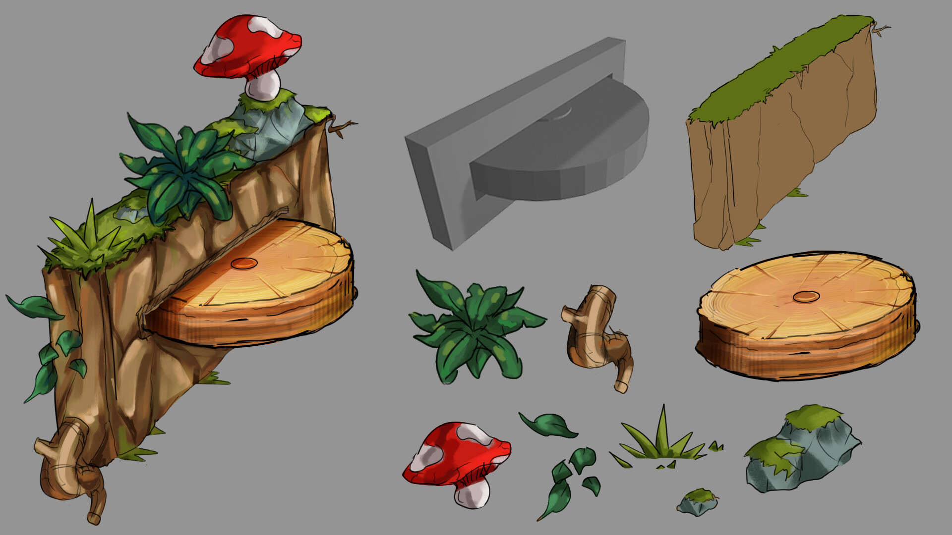 ArtStation - Platforms concept art