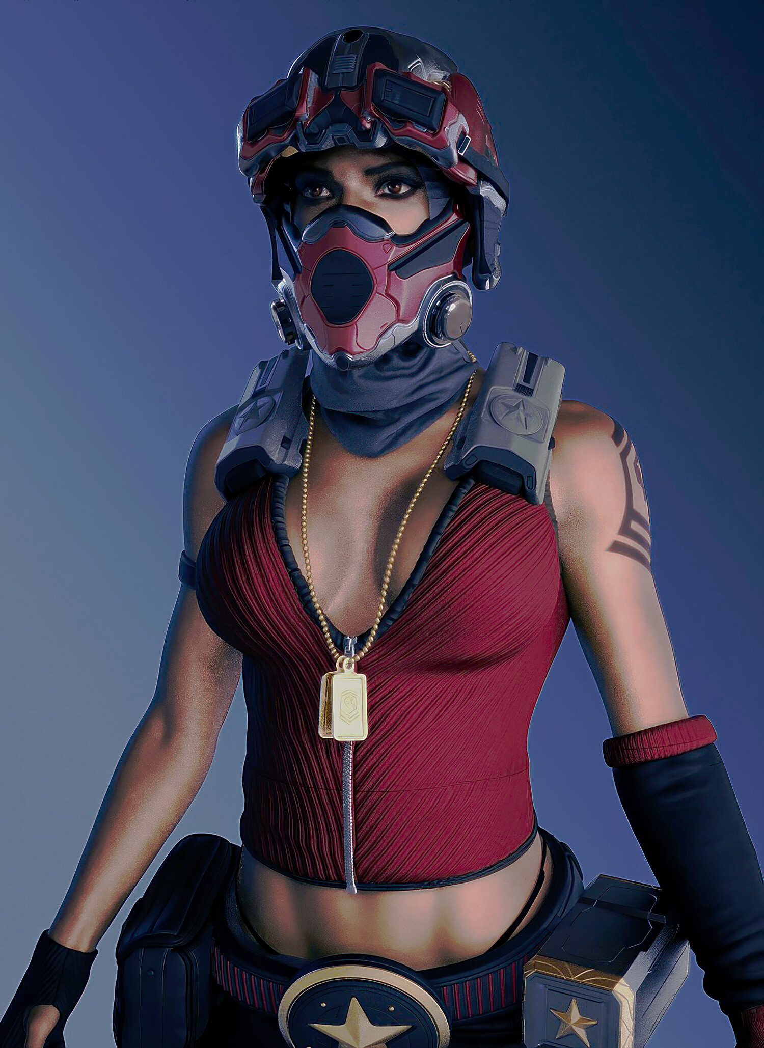 ArtStation - Sergeant Hammer WIP's (HOTS Challenge)