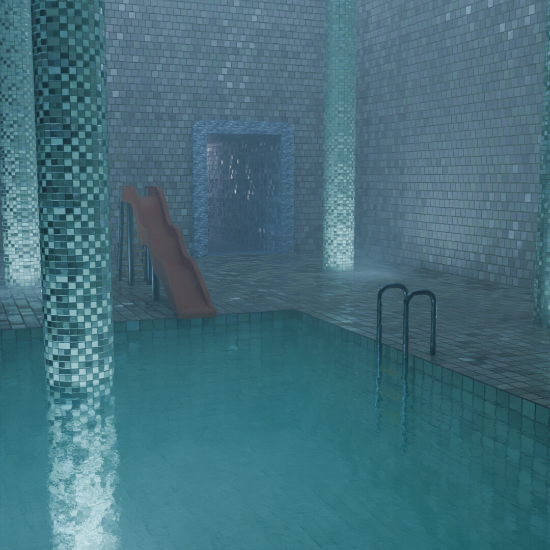 ArtStation - Wellcome to Backrooms, level: poolrooms