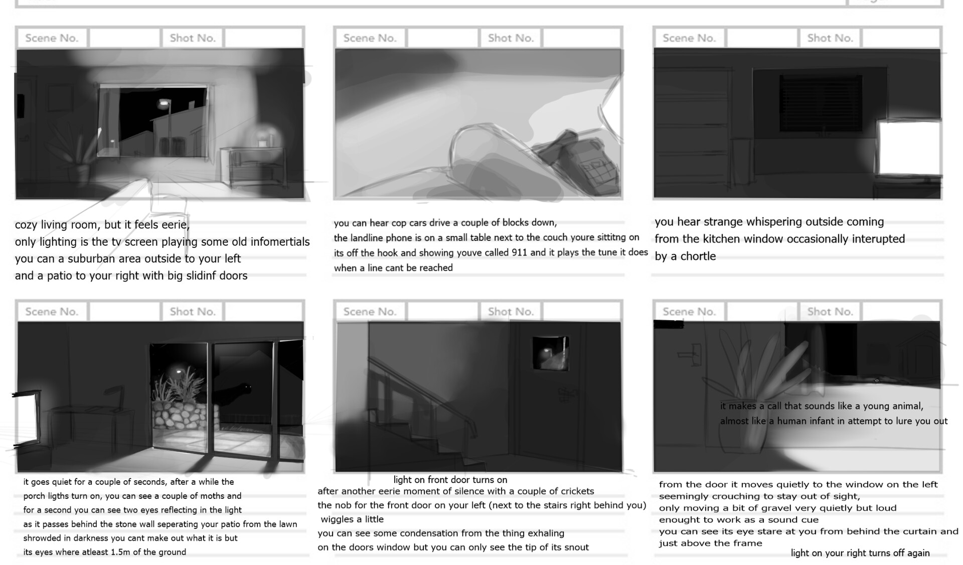 ArtStation - story boards VR project