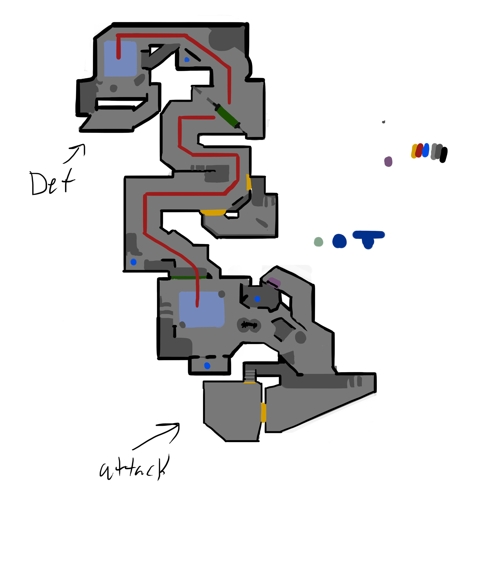 Meilov - Overwatch Map Blockout [Level design]