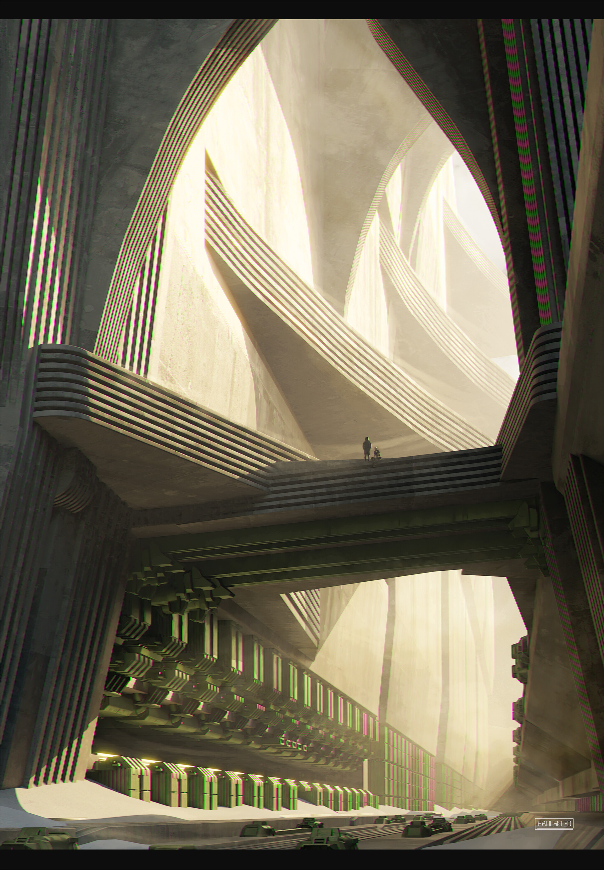 ArtStation - Deserted alien mining facility