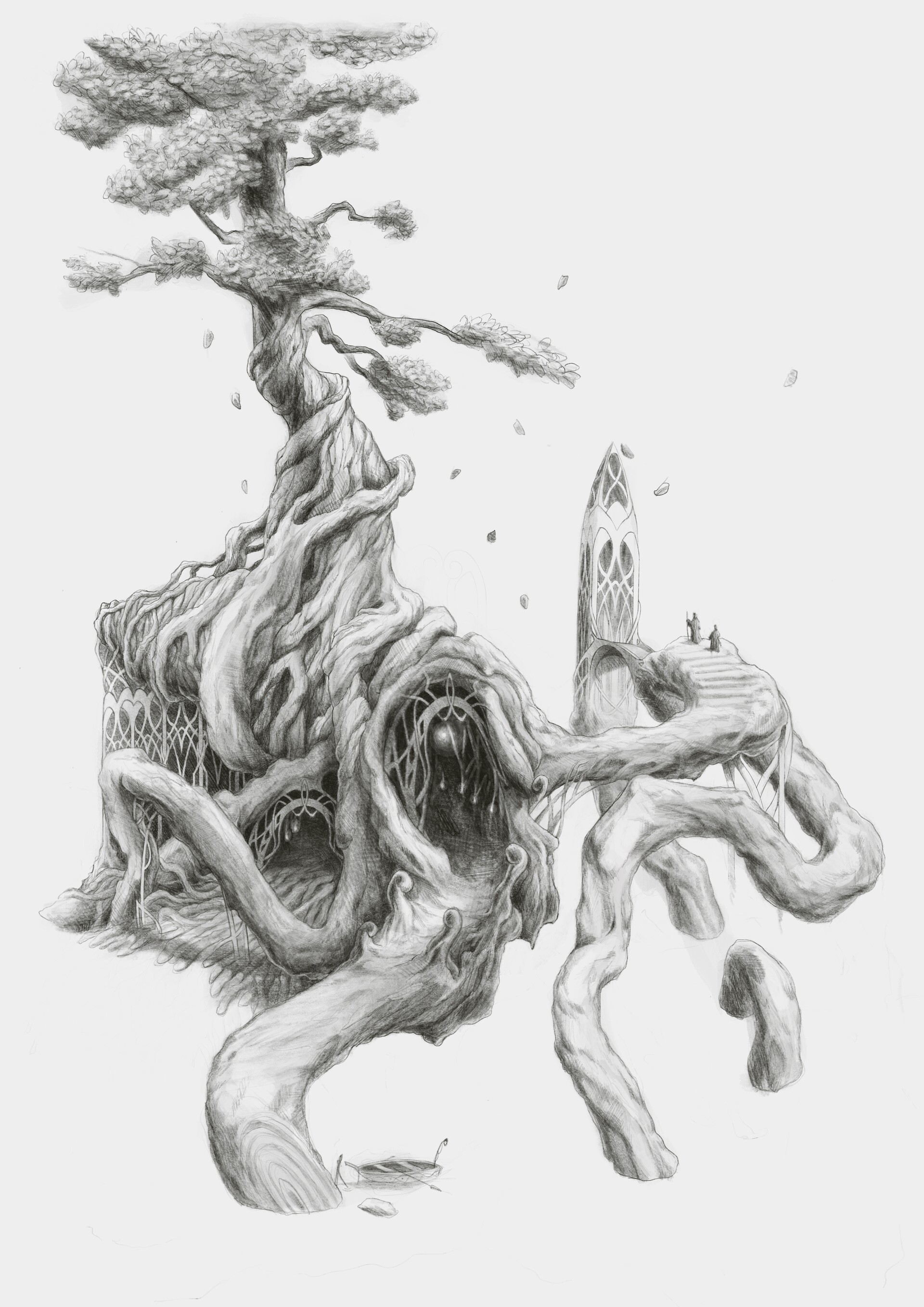 ArtStation - tree houses 1