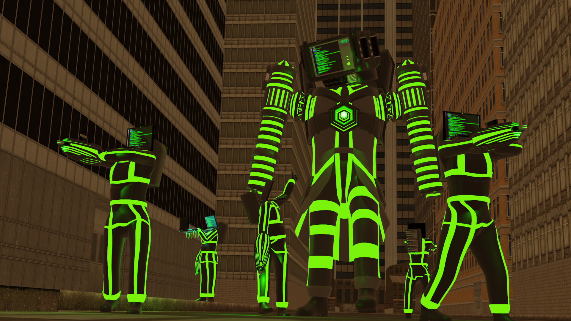ArtStation - Skibidi Matrix Fan-Faction - Large Consoleman