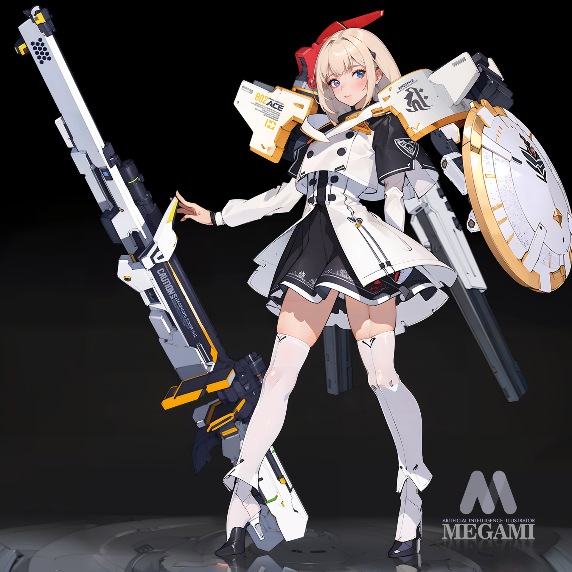 ArtStation - machine girl、MEGA girl、MS girl