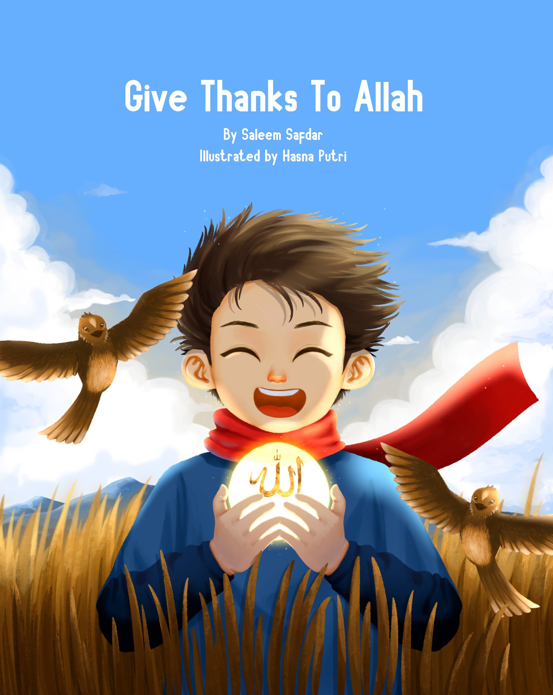 ArtStation - Give Thanks to Allah_Cover Book