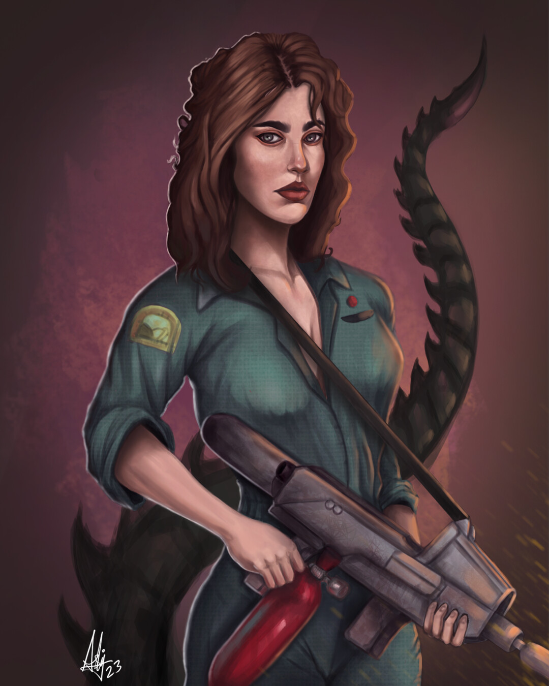 ArtStation - Ripley from Alien