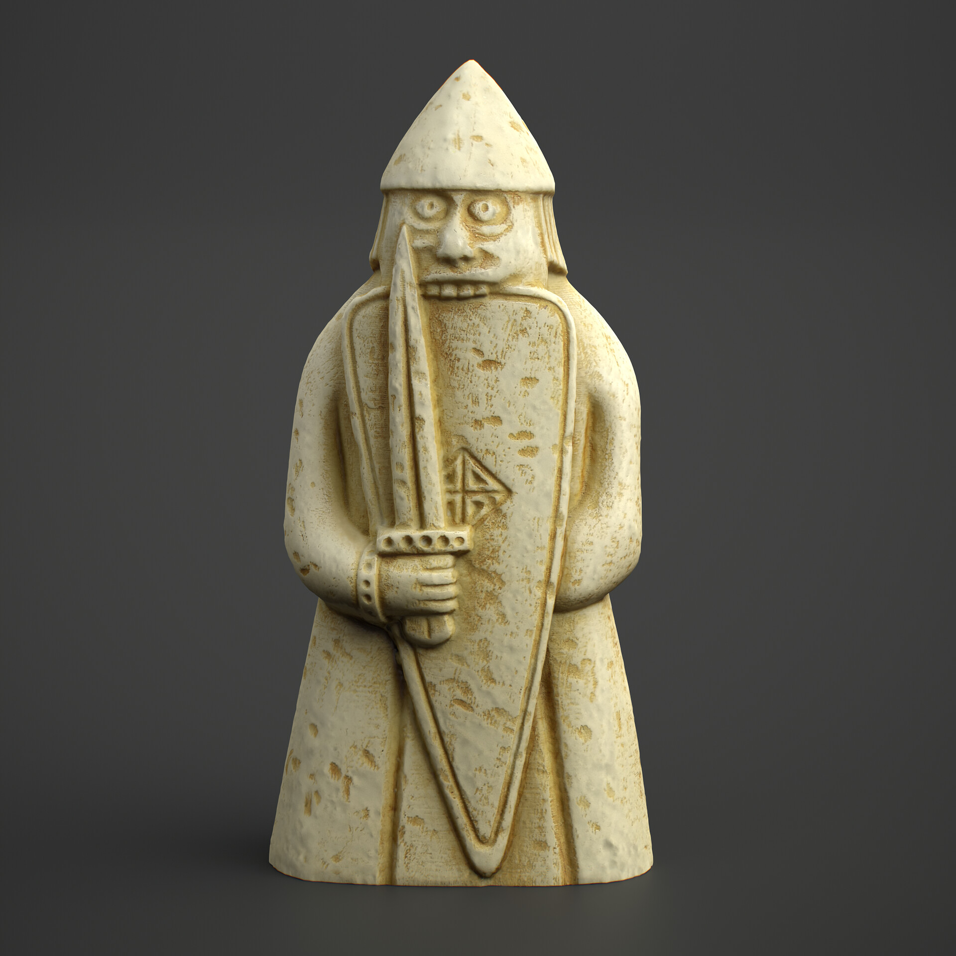 Björn Jarmyr - Photogrammetry: Berserker Chess Piece
