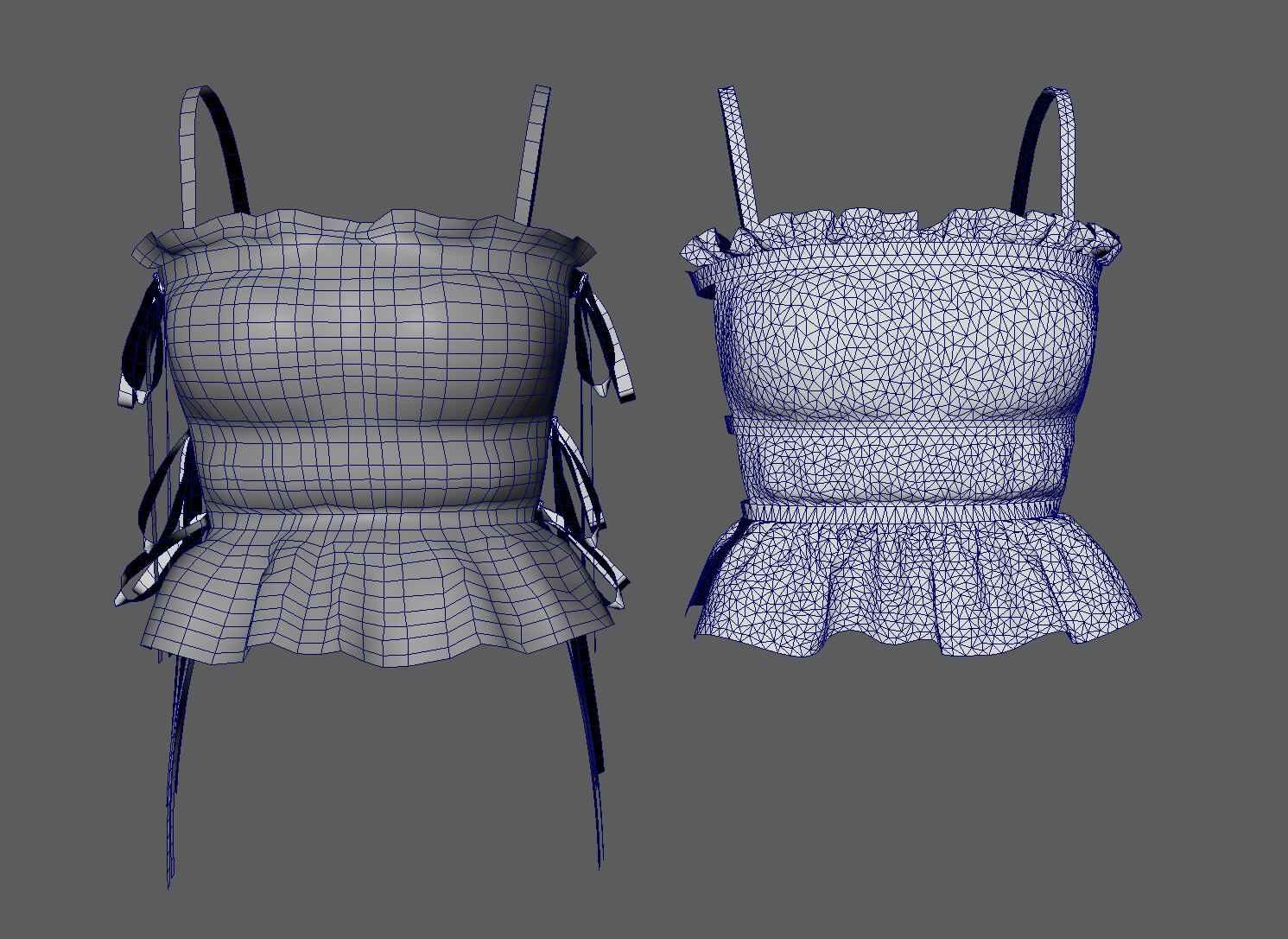 Kati Mahdavi - Silk Ruched Tank Top with Side Straps