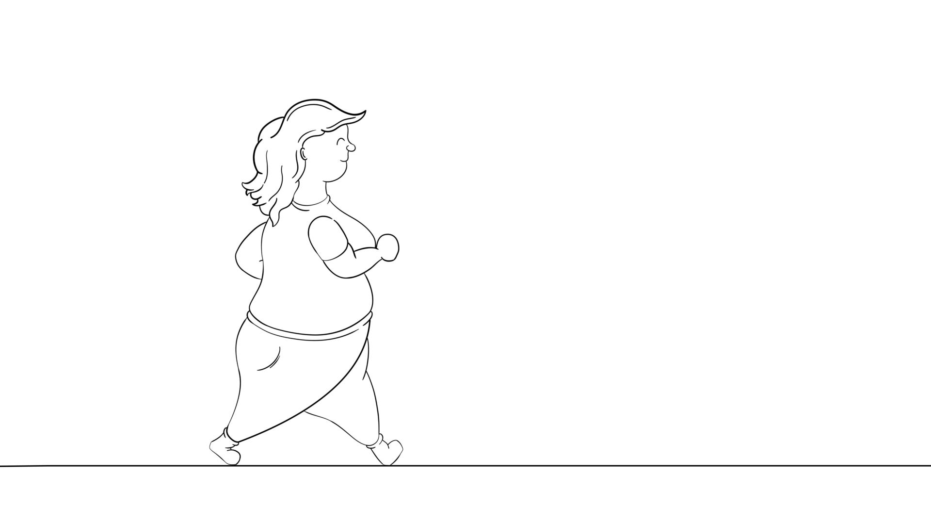 walk cycle animation gif