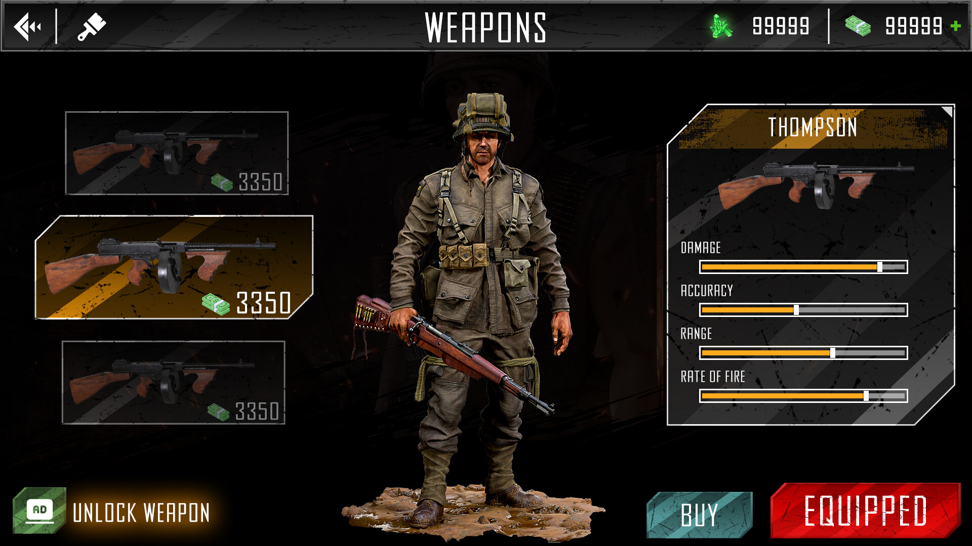 Usama Mughal - FPS Shooting Game UI UX For Mobile