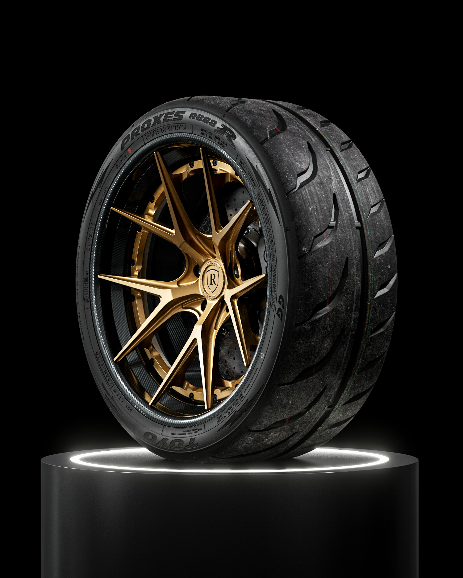 ArtStation - TOYO® Proxes® R888R • 255/35 ZR20 (93Y) SL • 100/AA/A ...