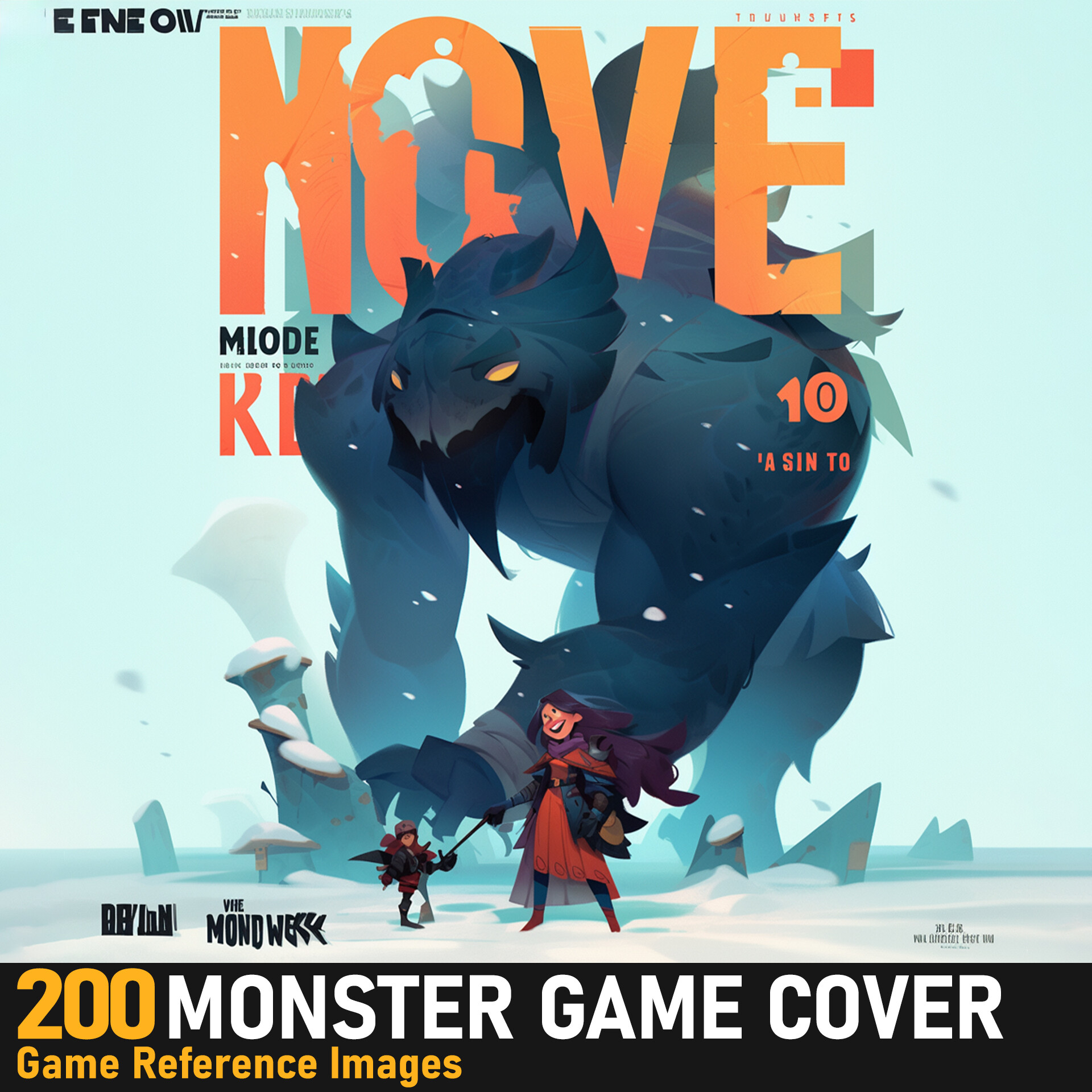 ArtStation - Monster Game Cover | 4K Reference Images