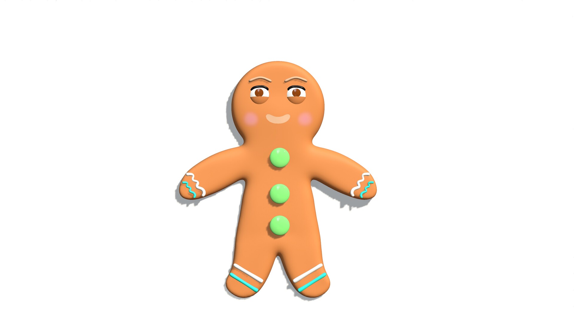 ArtStation - Nomad Sculpt - Gingerbread man Sculpt