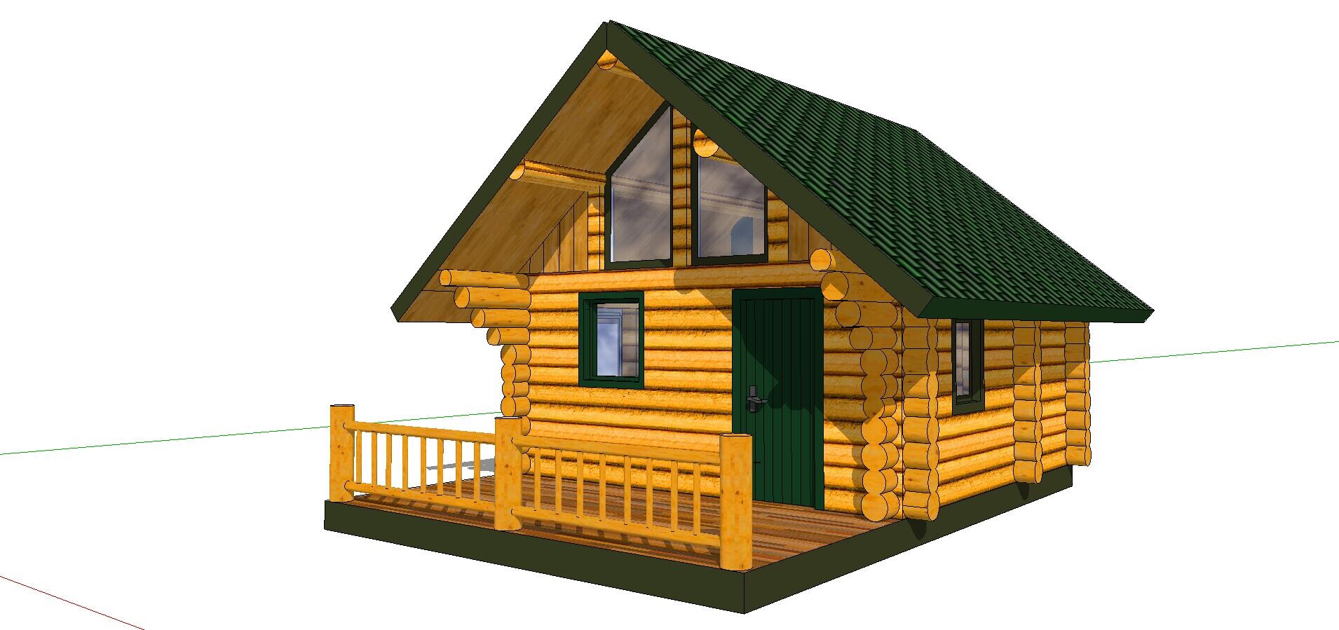ArtStation - Creative Design-Holiday Cabin-065