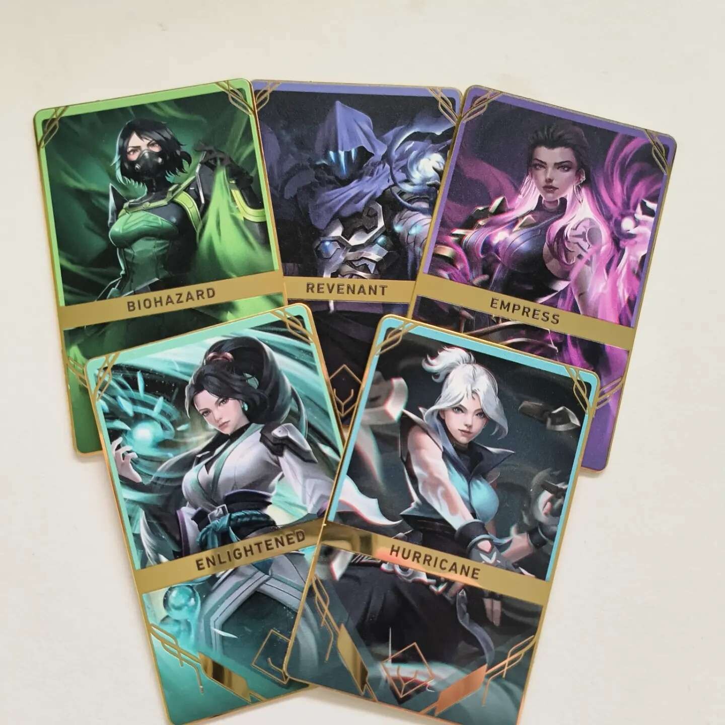 ArtStation - Valorant Gold Card Merch and Artworks