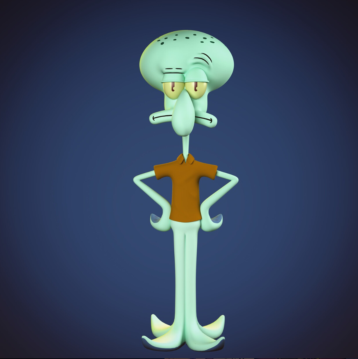 ArtStation - Squidward Tentacles