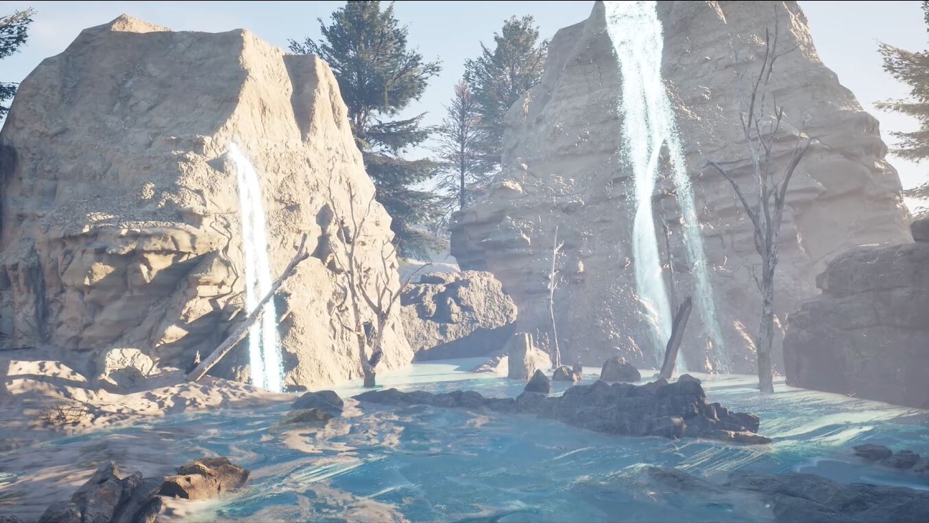 ArtStation - Hot Springs Environment