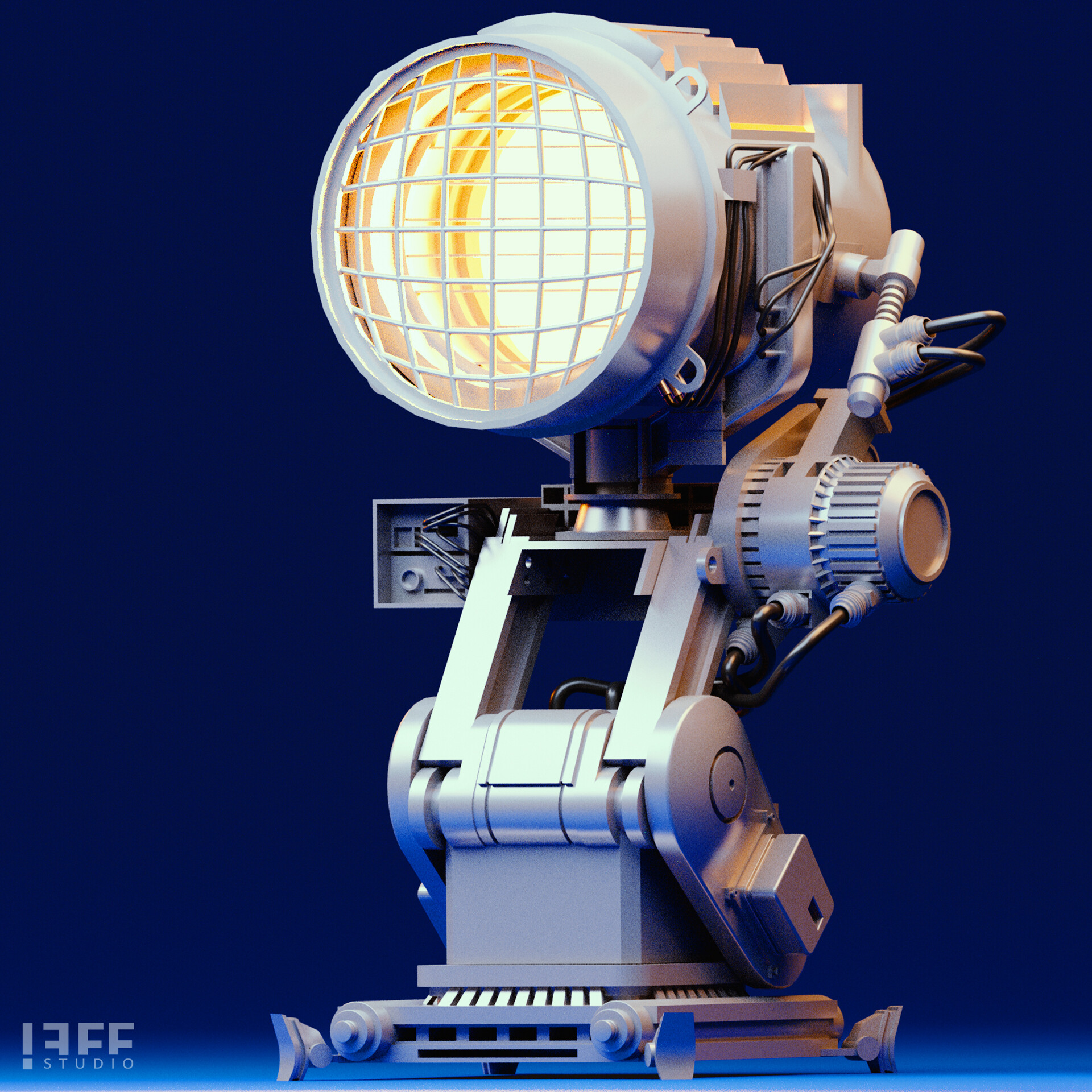 Jeff Studio - HARDSURFACE MODELING TUTORIAL, INDUSTRIAL LAMP