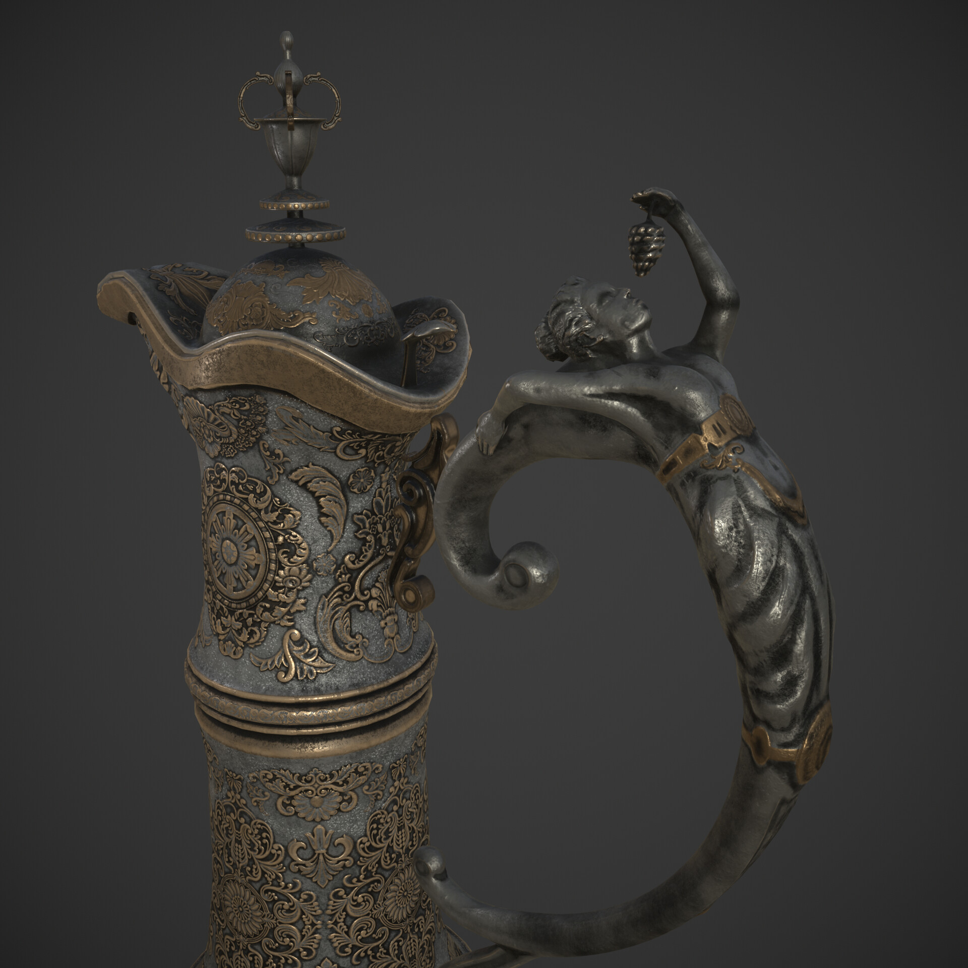 ArtStation - 3D vintage jug game prop design.