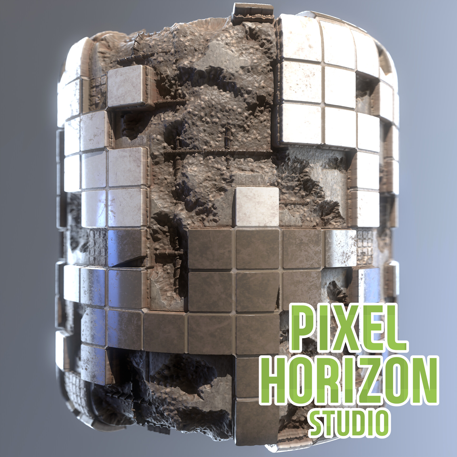 ArtStation - Broken Wall Substance 3D Designer