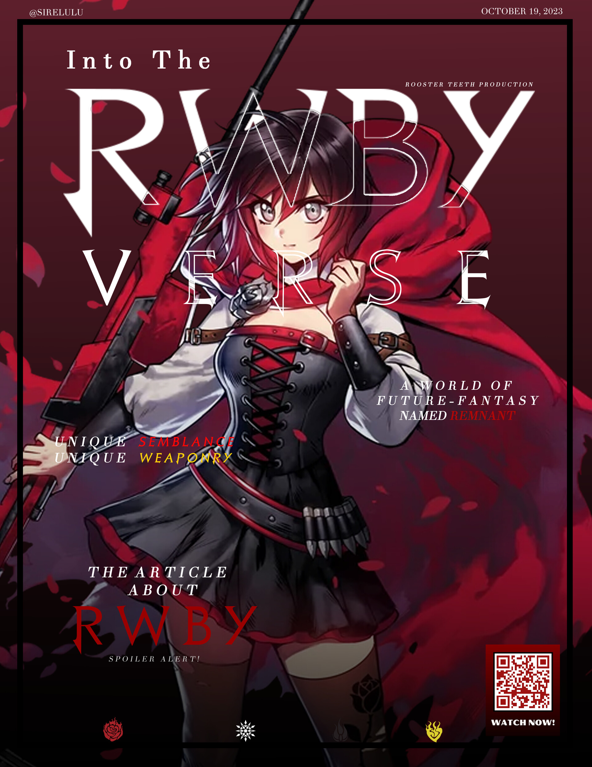 ArtStation - Magazine RWBY theme fanmade
