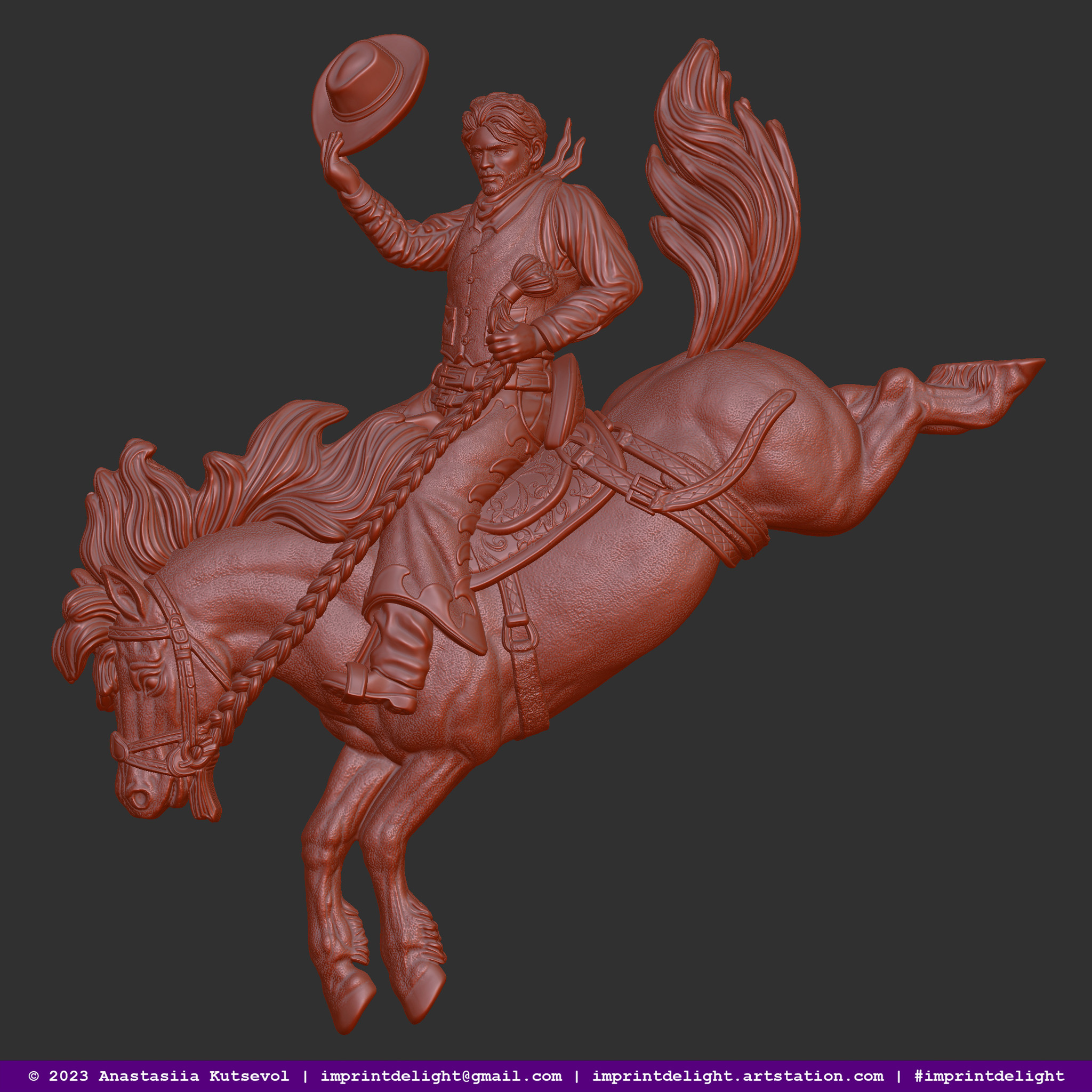 Imprint Delight | Ana Kutsevol - Bronco Rider