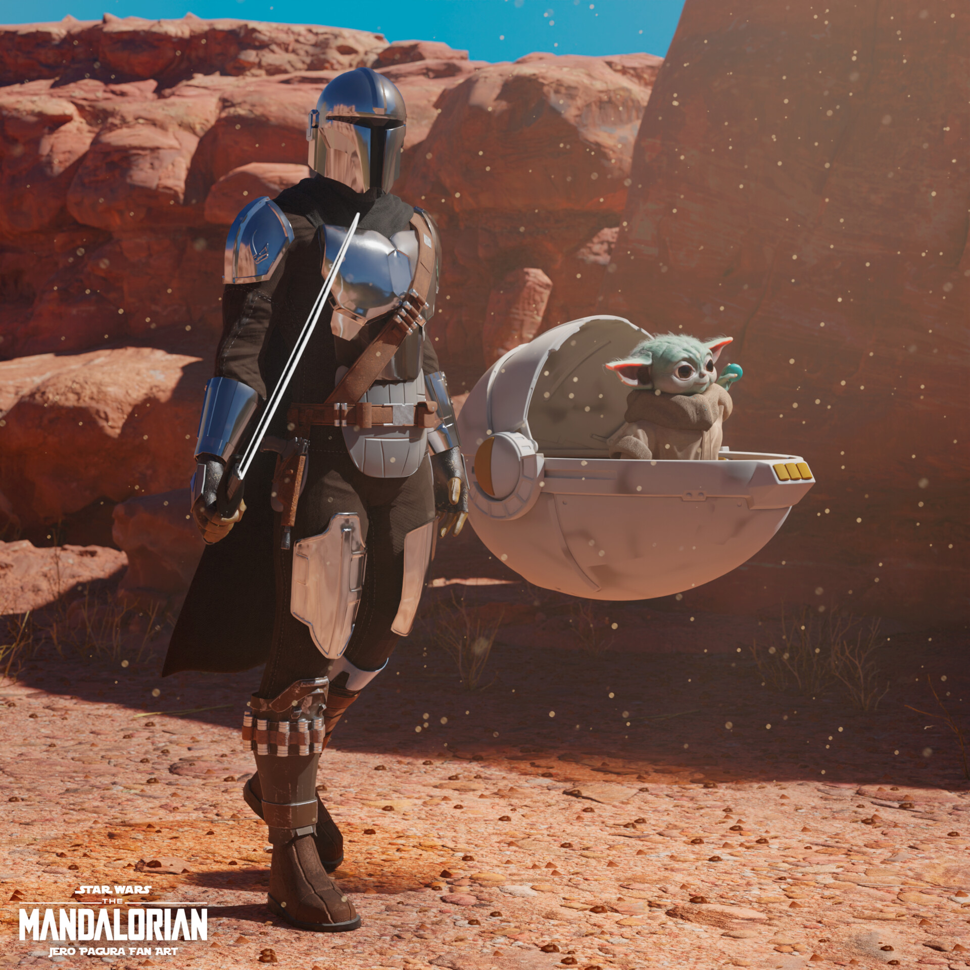 ArtStation - Mando & Grogu