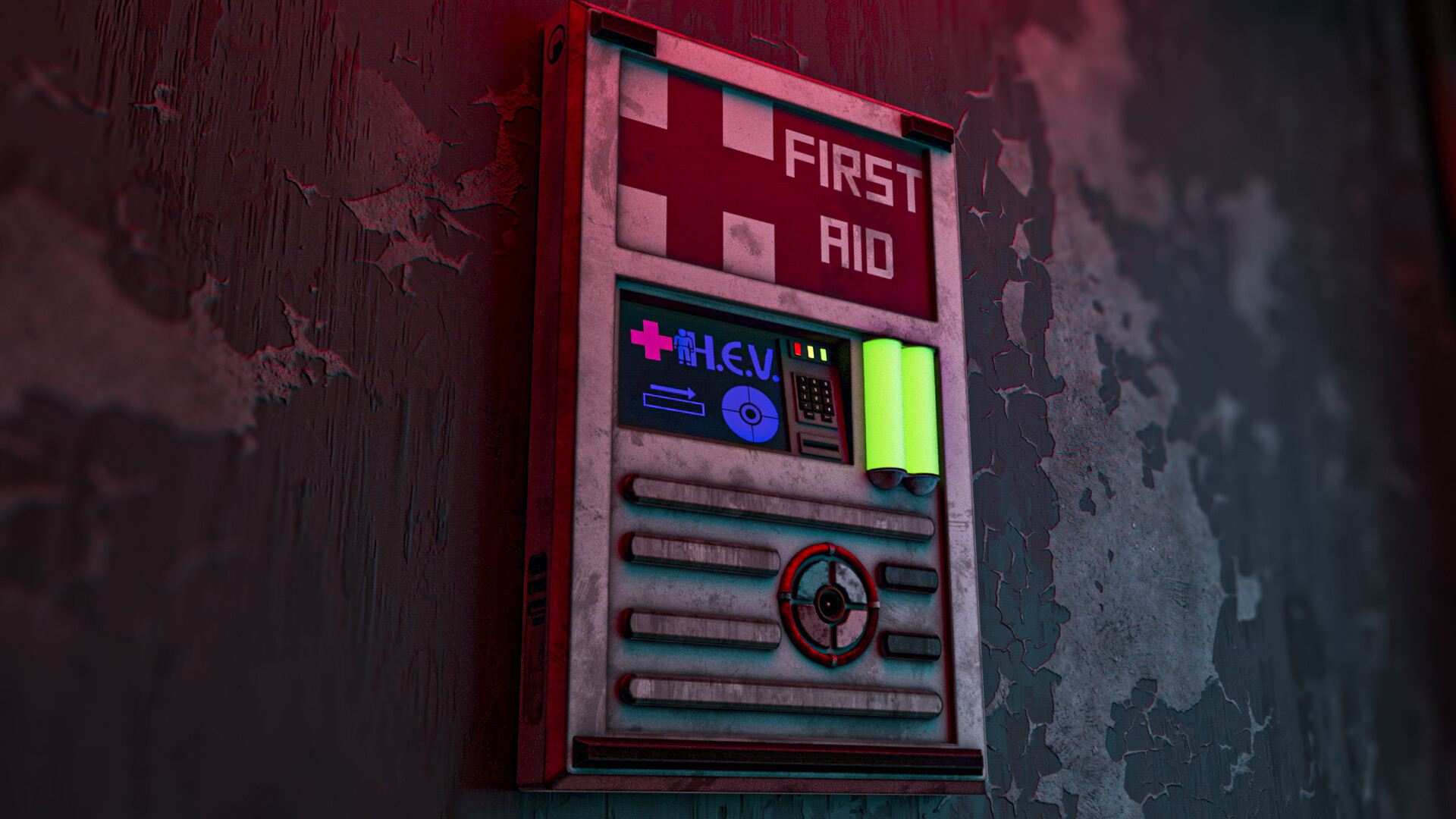 ArtStation - Half-Life 1 Health Charger