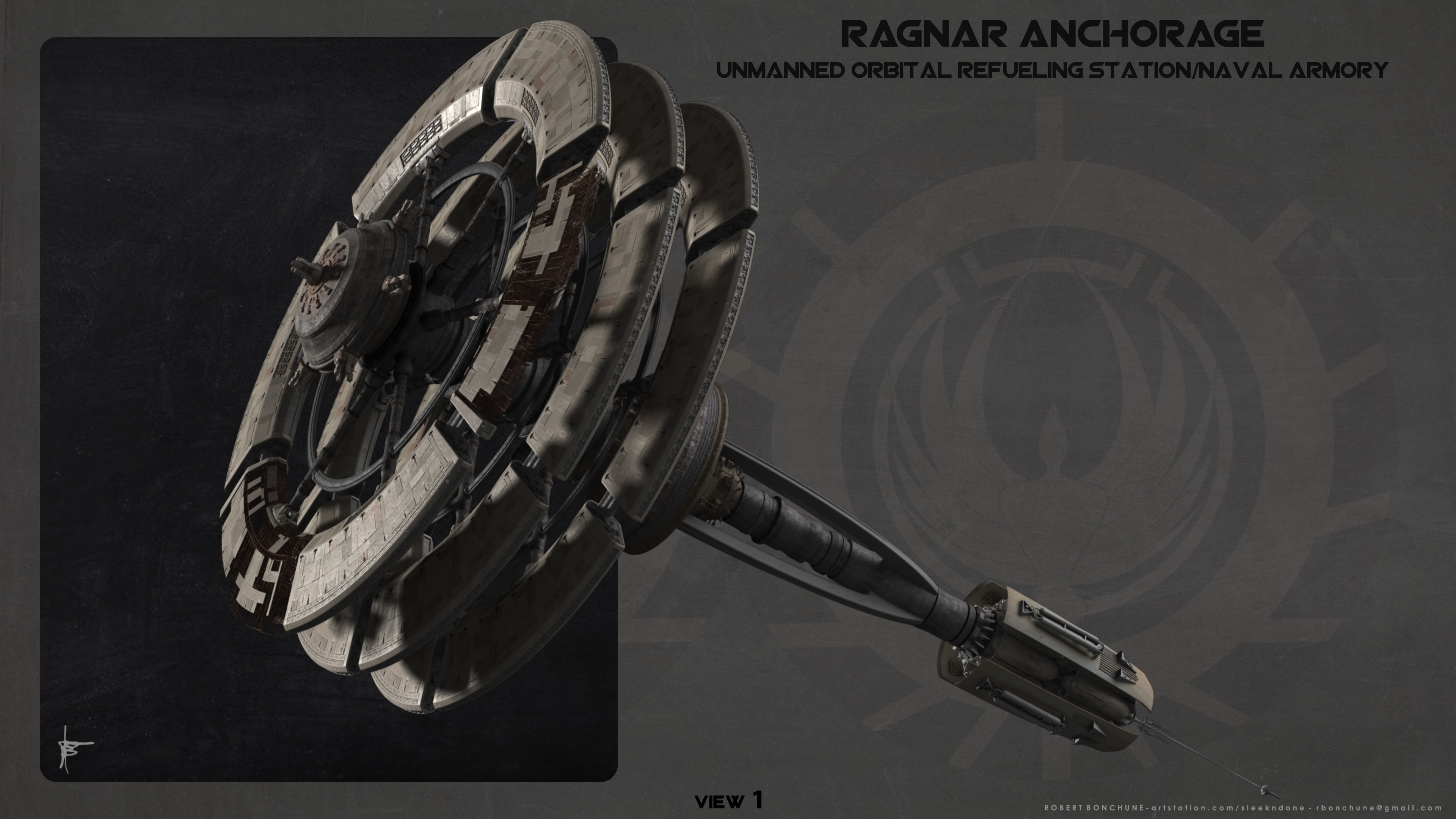 Robert Bonchune - Ragnar Anchorage - Various views - BSG