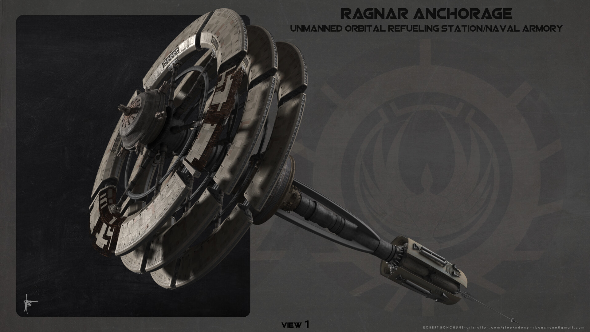 Robert Bonchune - Ragnar Anchorage - Various views - BSG