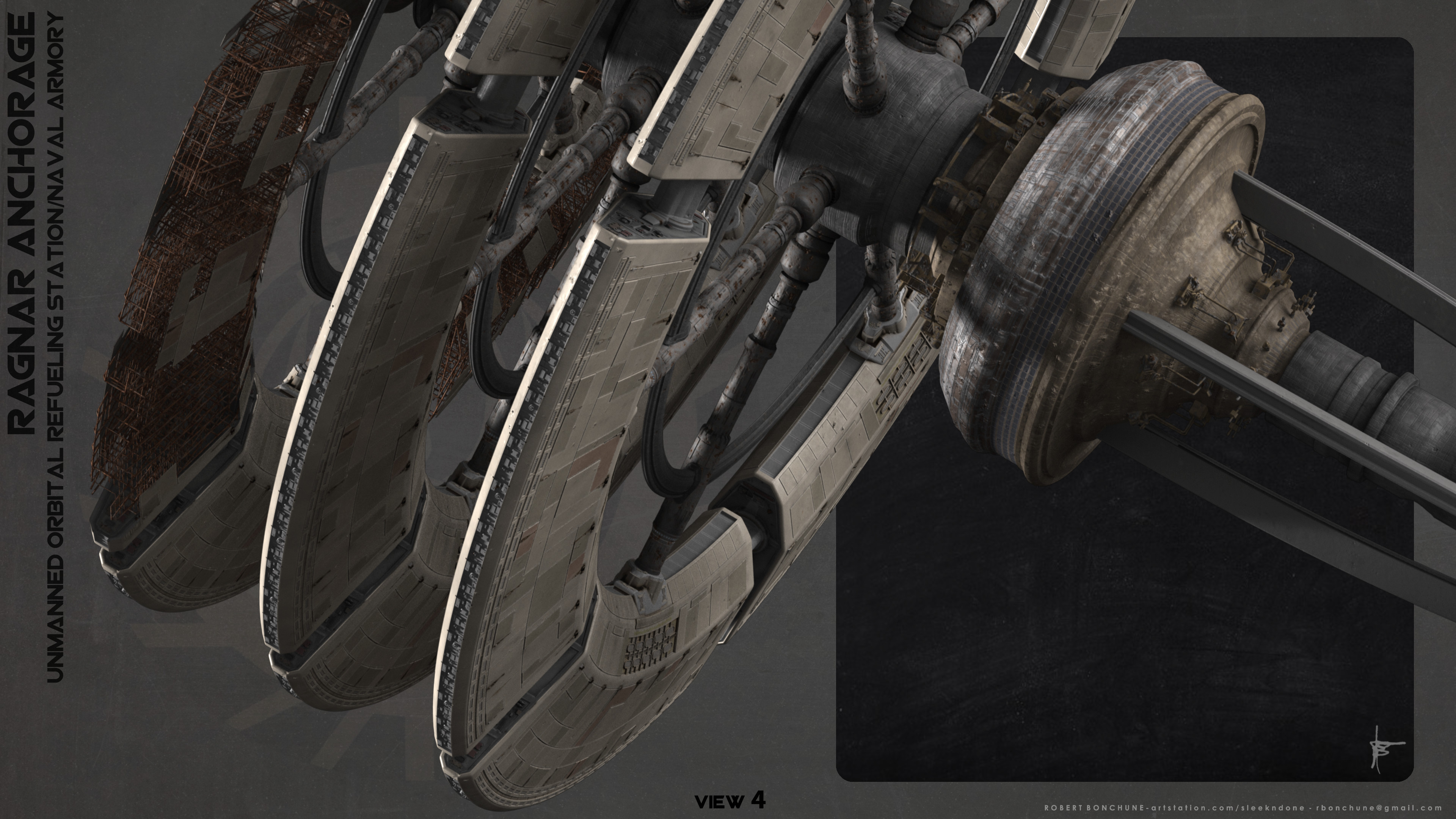 Robert Bonchune - Ragnar Anchorage - Various views - BSG