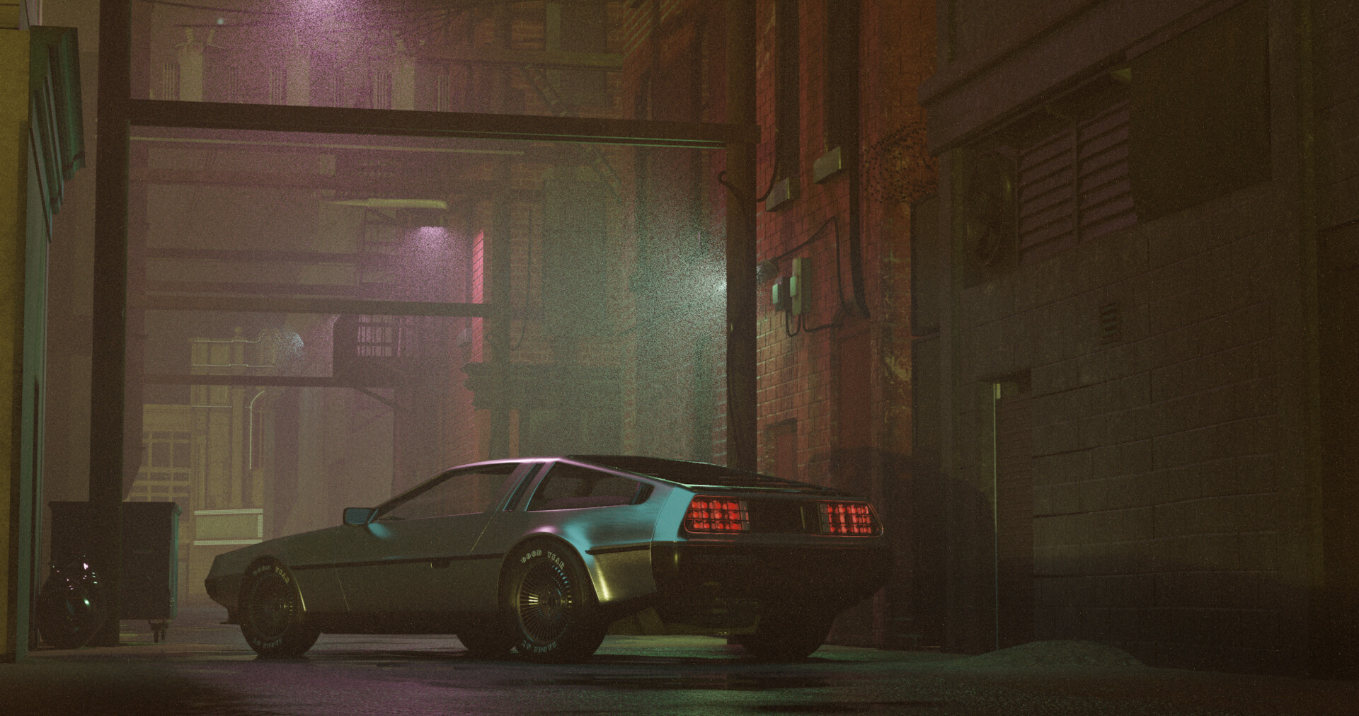 ArtStation - Back alley