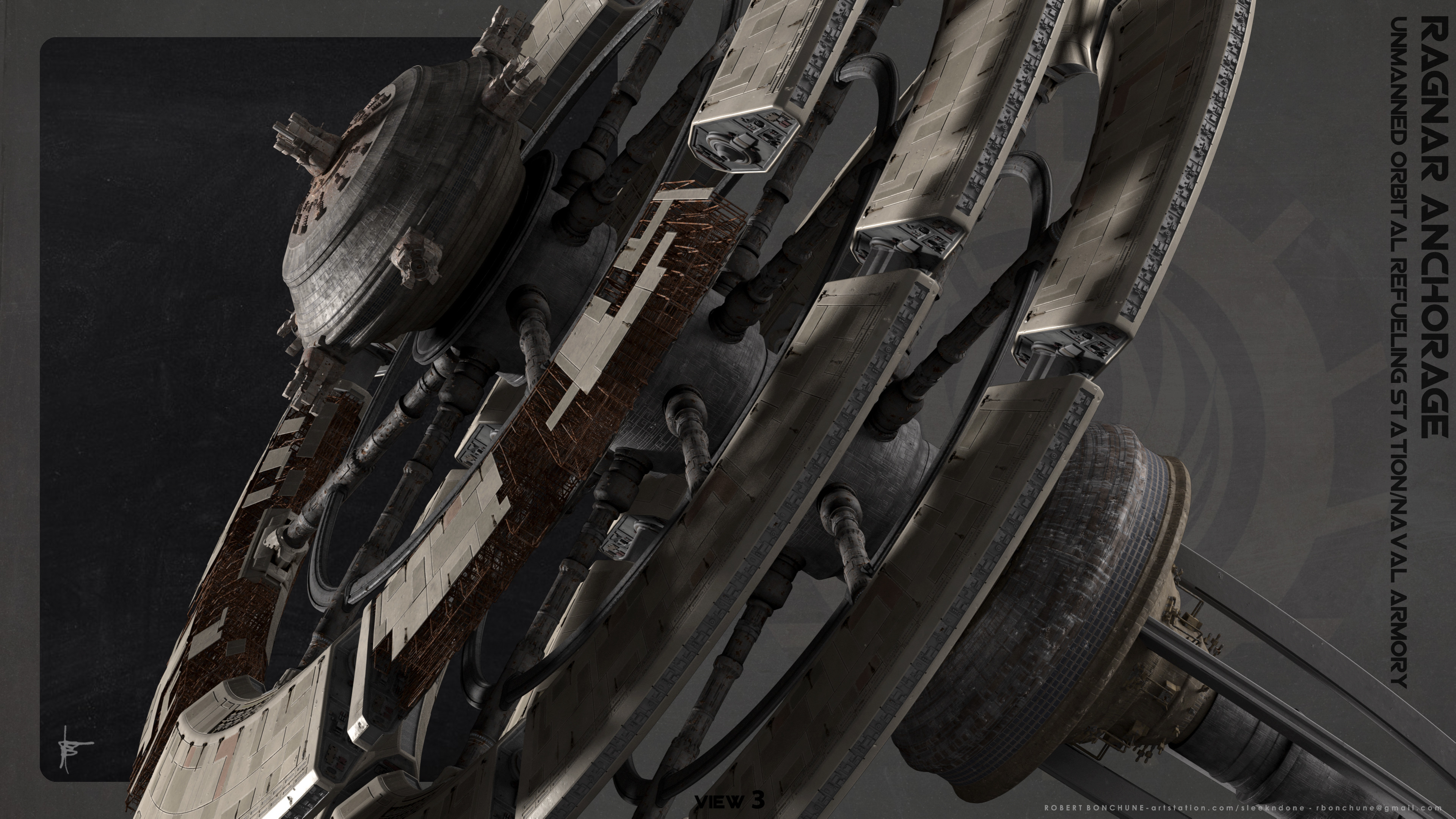 Robert Bonchune - Ragnar Anchorage - Various views - BSG