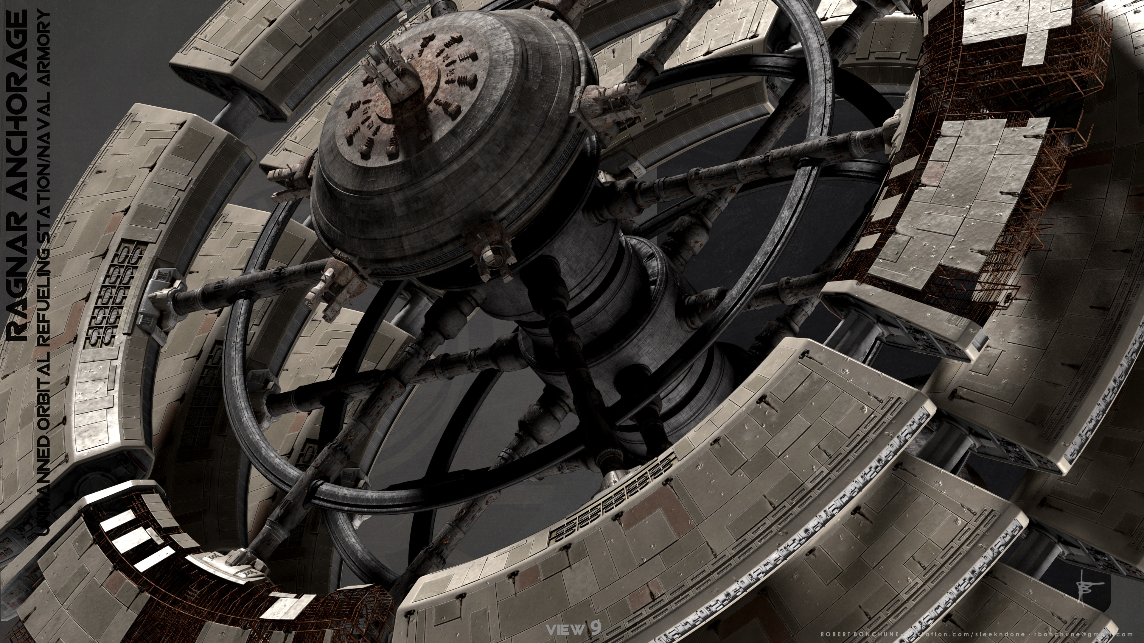 Robert Bonchune - Ragnar Anchorage - Various views - BSG