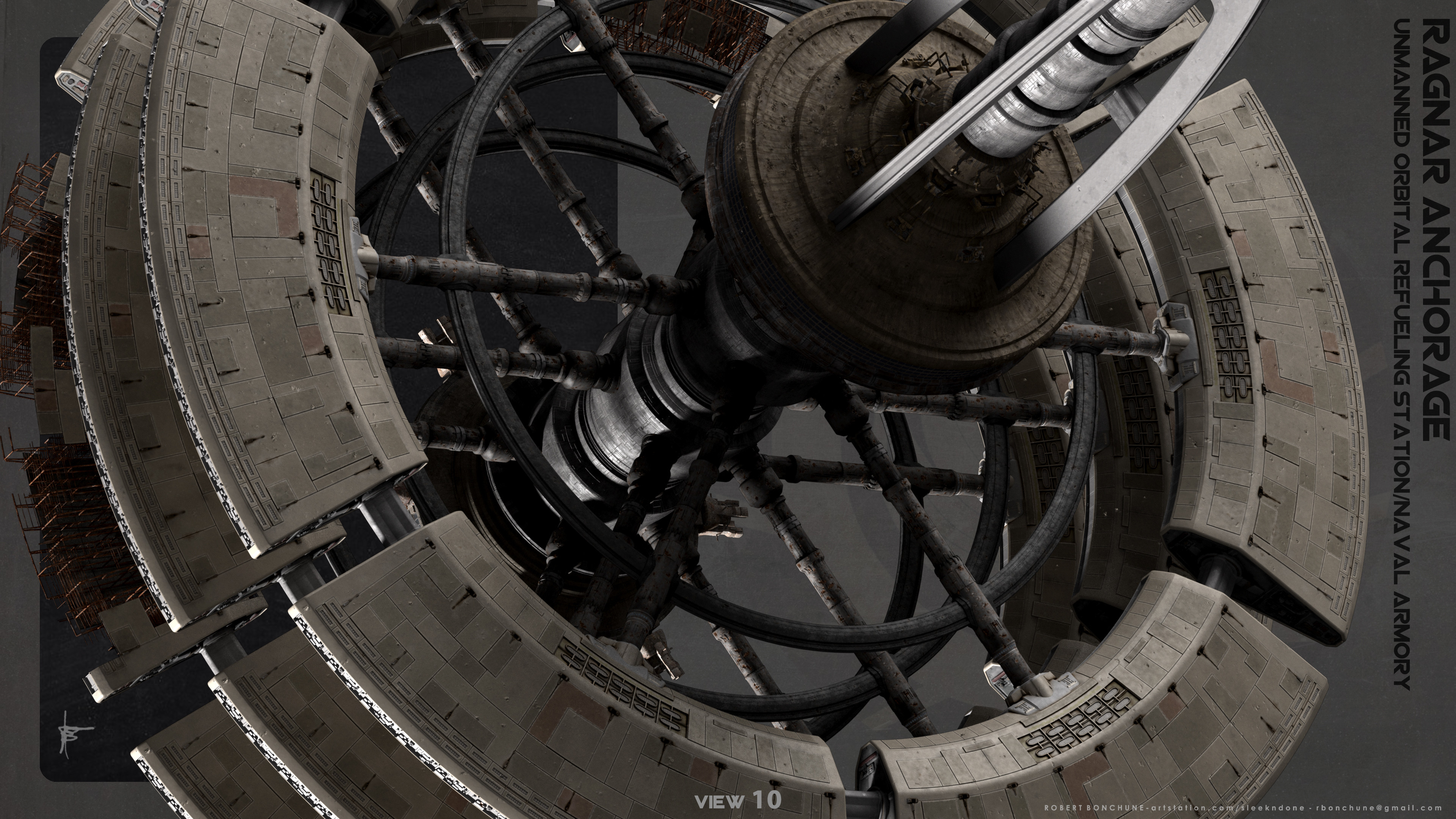 Robert Bonchune - Ragnar Anchorage - Various views - BSG