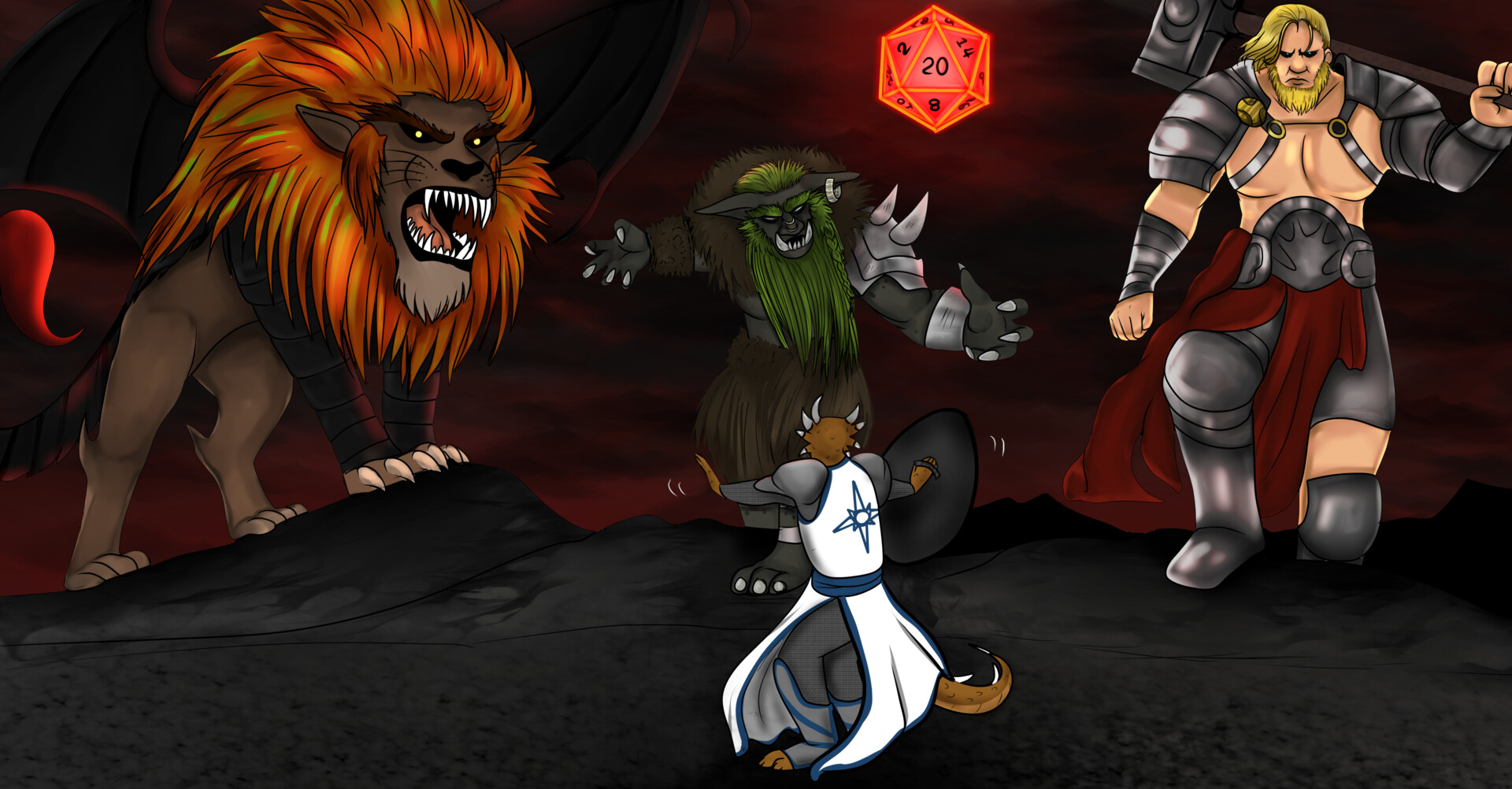 ArtStation - Monster wrangling i.e."dying in style"