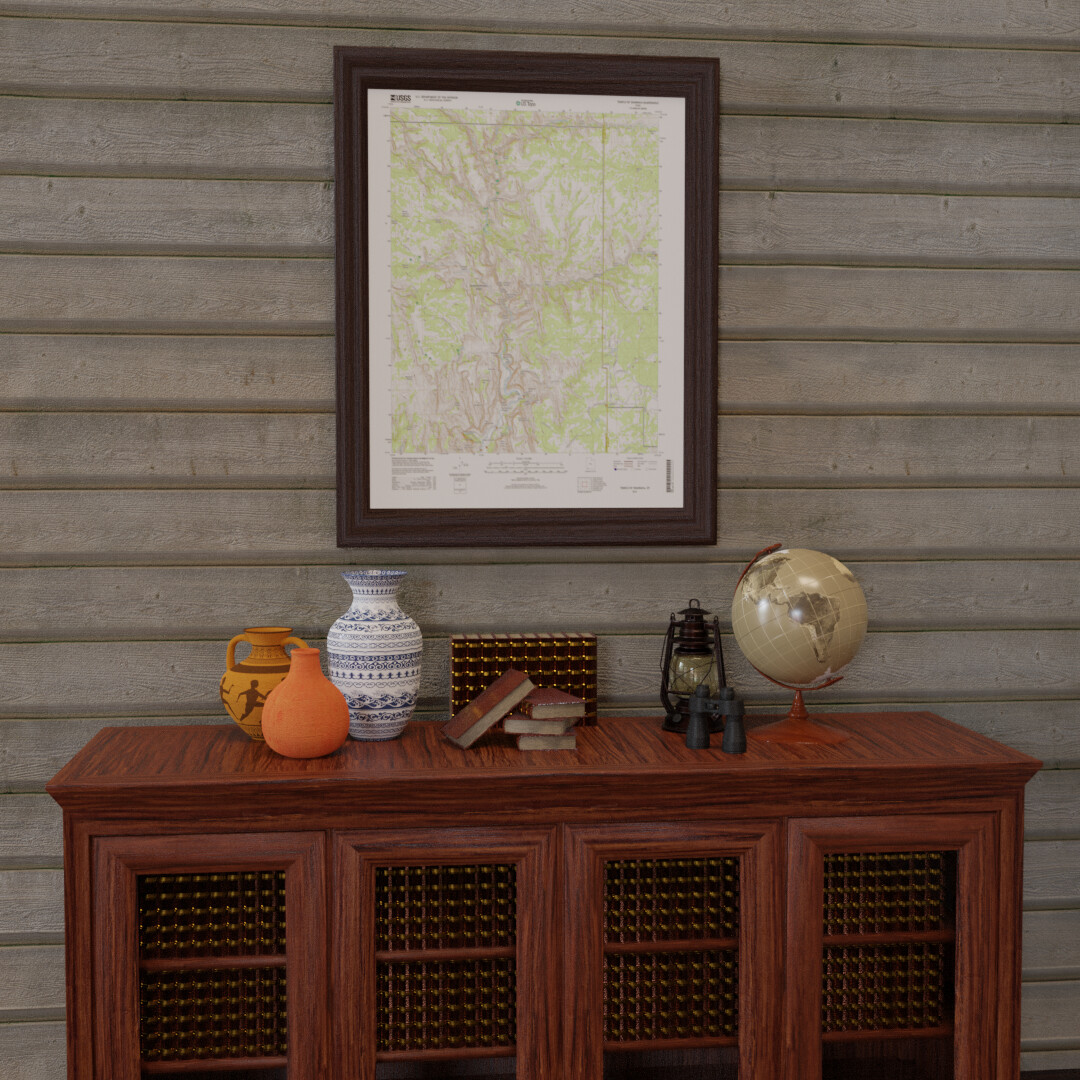 ArtStation - Explorer's Wall