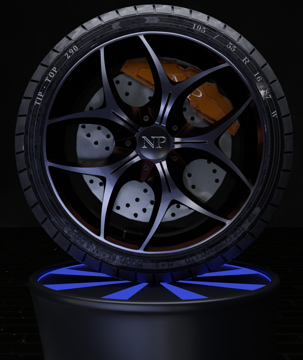 ArtStation - Tip-Top 290 Car Tire