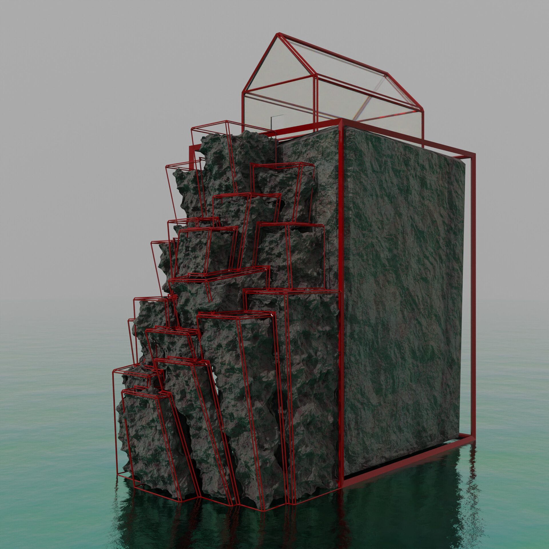 ArtStation - Cliff Erosion